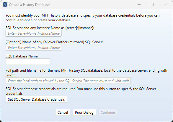 Using Multiple SureSync MFT History Databases