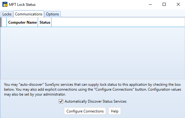 SureSync MFT LockStatus Evaluator's Guide