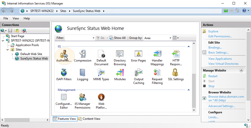 Status Web Evaluator's Guide